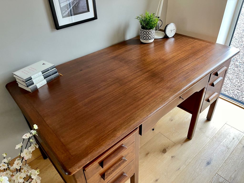 1940’s Double Pedestal Teachers Desk by Abbess – Antique, Vintage and ...
