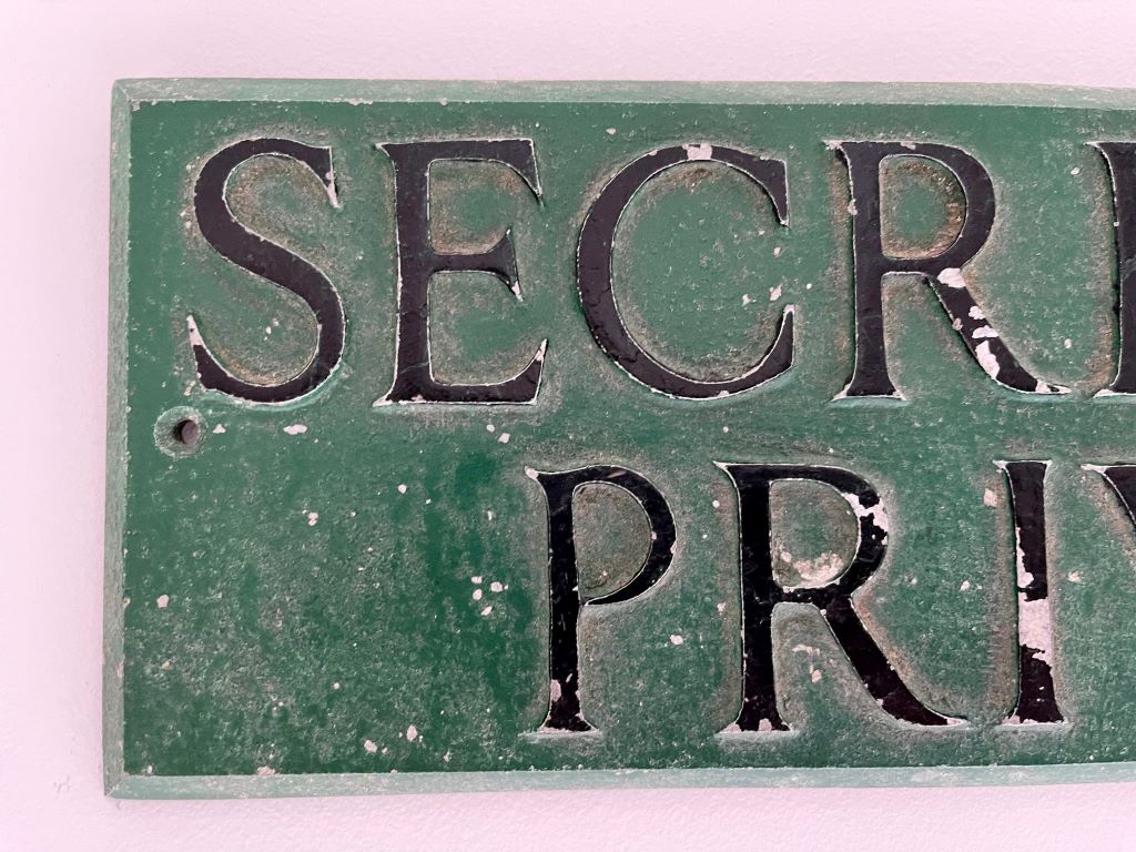 Antique 1930’s Hand Painted Sign on Aluminium – Antique, Vintage and ...