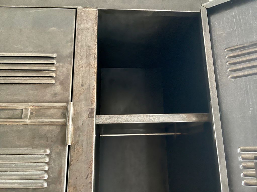Original Mid Century Stripped Steel Locker – Antique, Vintage and Retro ...