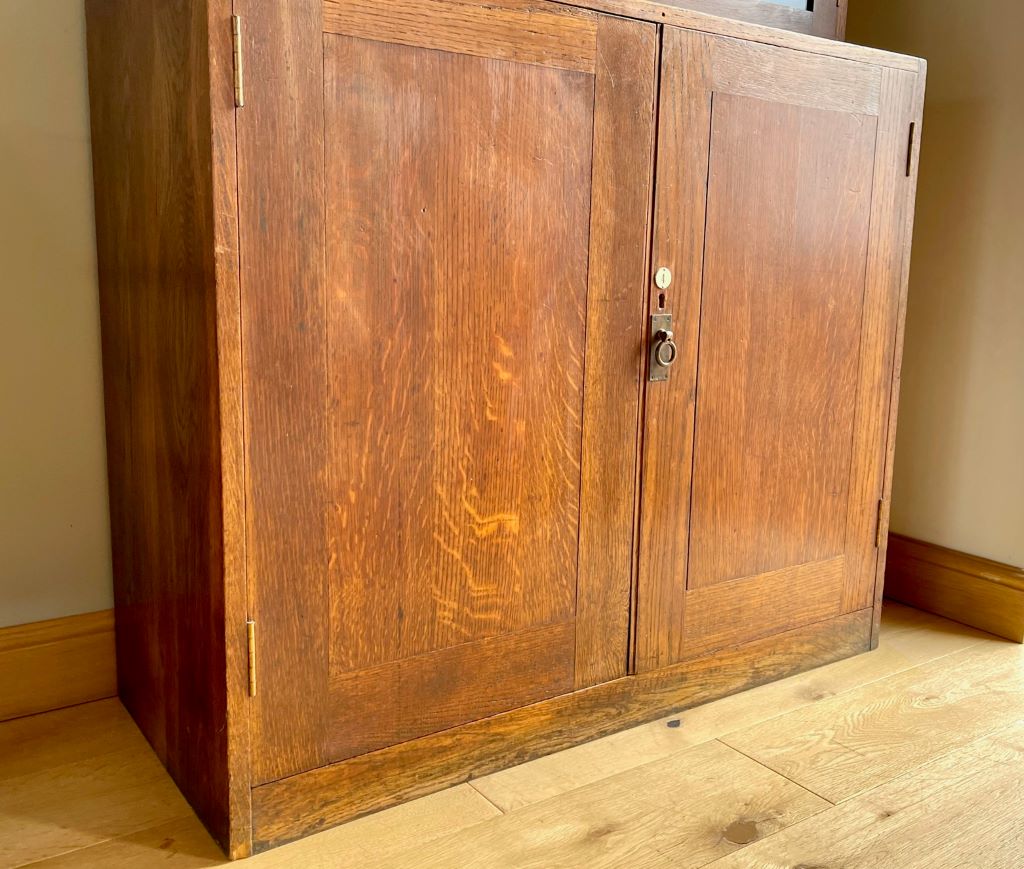 1920’s Solid Oak School Science Cabinet – Antique, Vintage and Retro ...