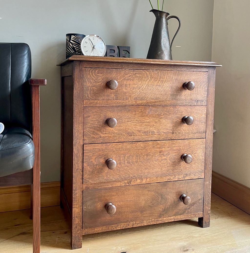 Early 20th Century Quality Oak Drawers in Beautiful Oak – Antique ...