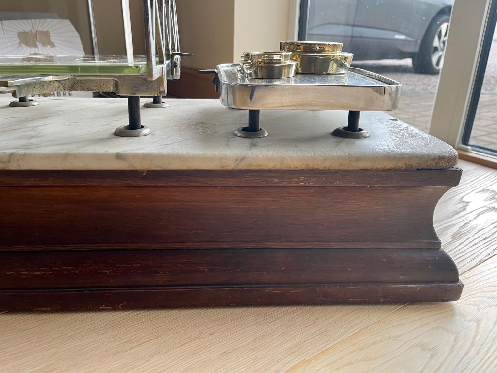 Exceptional Original Victorian Marble Top Weighing Scales – Antique ...