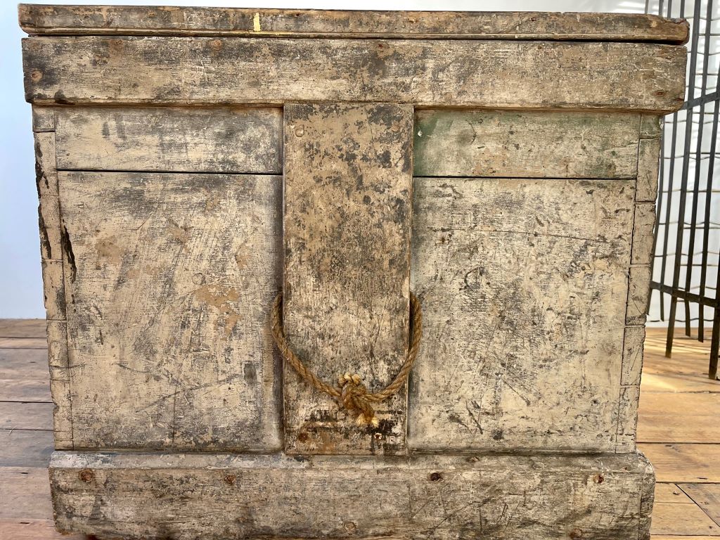 Large 18th Century George III Captain’s Ship Chest – Antique, Vintage ...