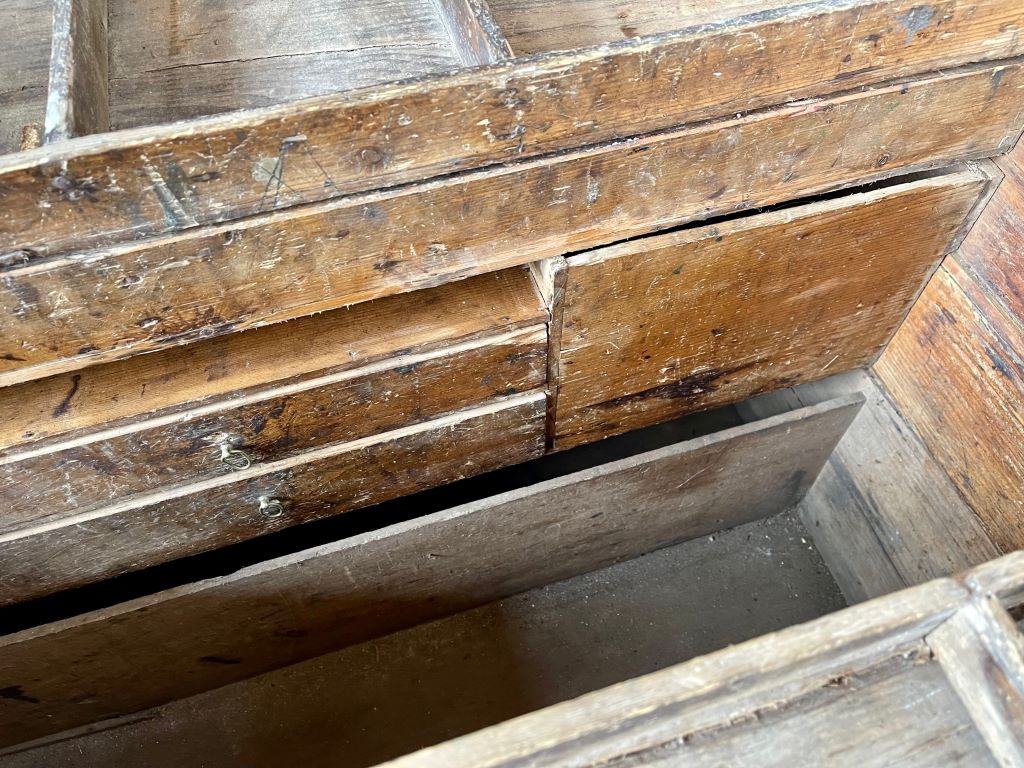 Large 18th Century George III Captain’s Ship Chest – Antique, Vintage ...