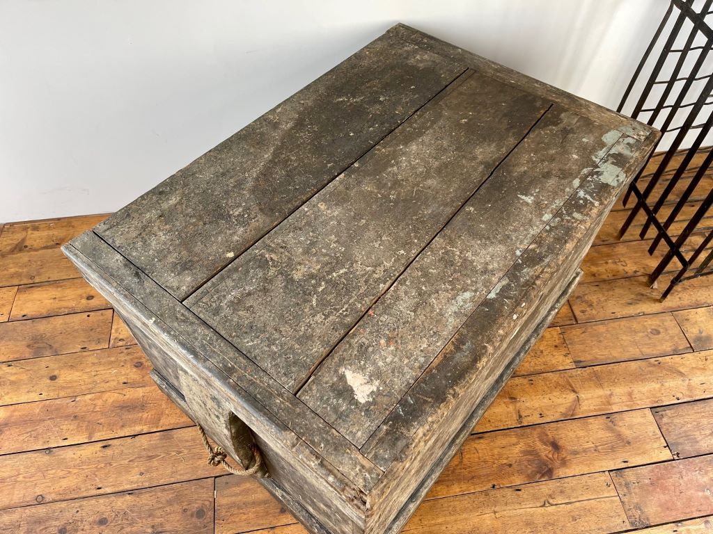 Large 18th Century George III Captain’s Ship Chest – Antique, Vintage ...