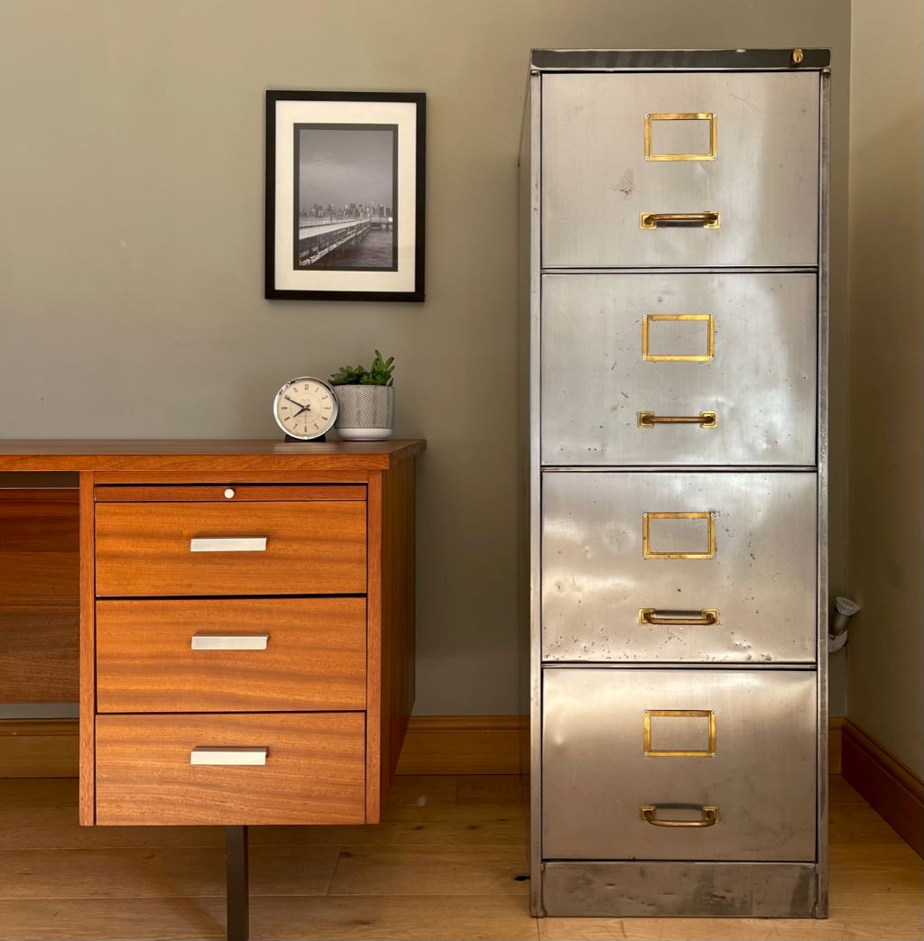 1960’s Stripped Vintage Filing Cabinet – Antique, Vintage and Retro ...
