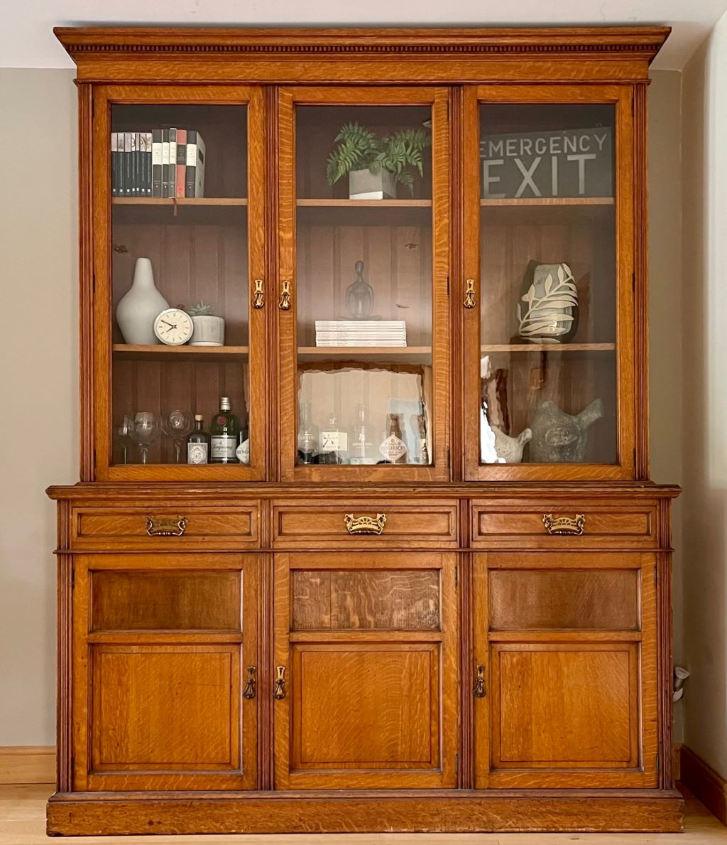 Incredible Solid Oak Oak Bookcase from Cambridge University – Antique ...