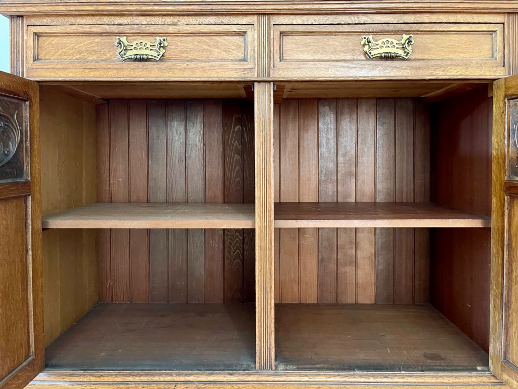 Incredible Solid Oak Oak Bookcase from Cambridge University – Antique ...