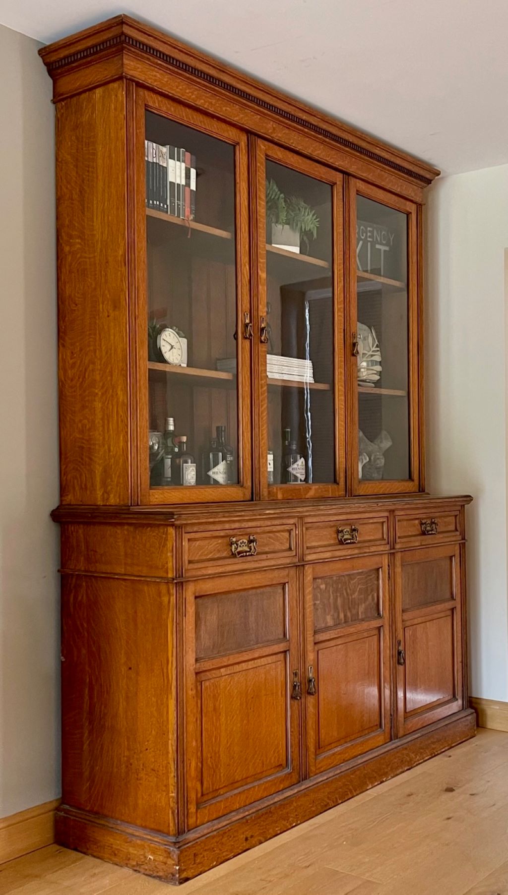 Incredible Solid Oak Oak Bookcase from Cambridge University – Antique ...