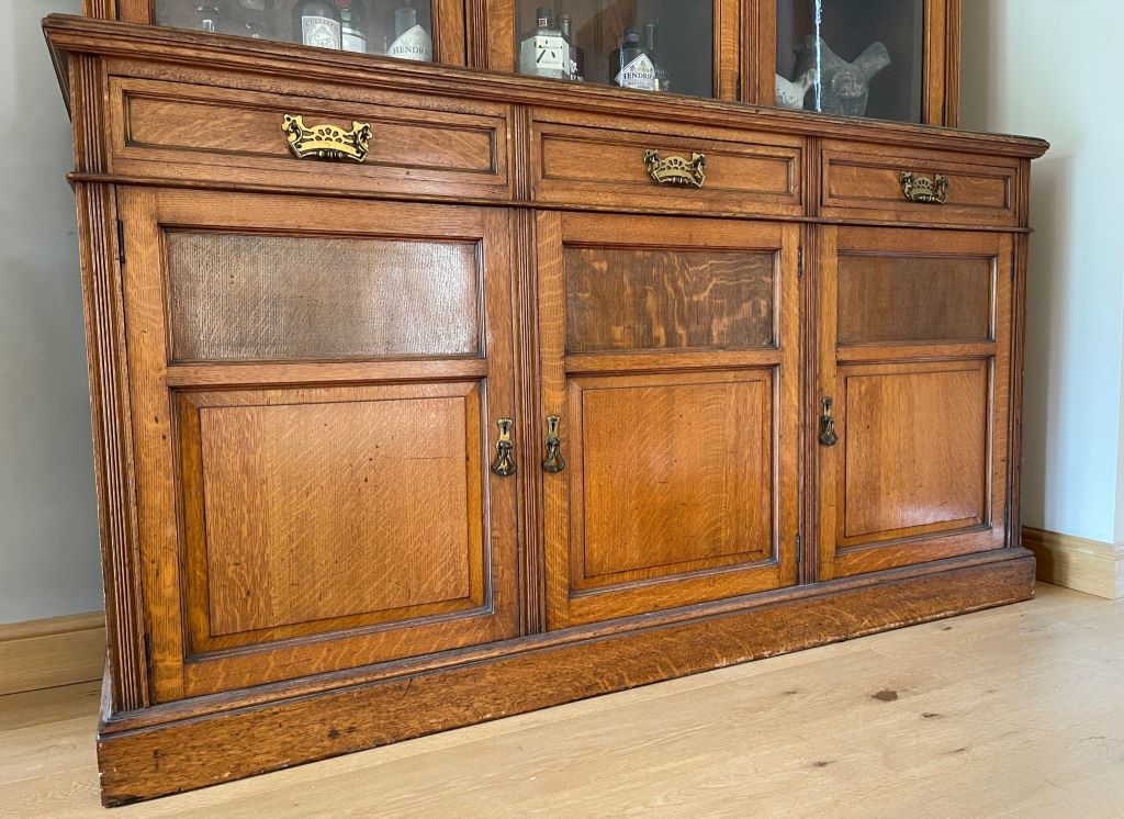 Incredible Solid Oak Oak Bookcase from Cambridge University – Antique ...