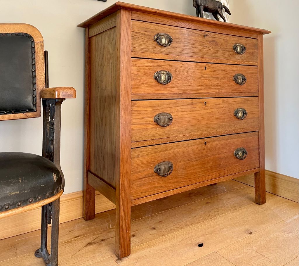 Early 20th Century Lockable Drawers in Beautiful Oak – Antique, Vintage ...