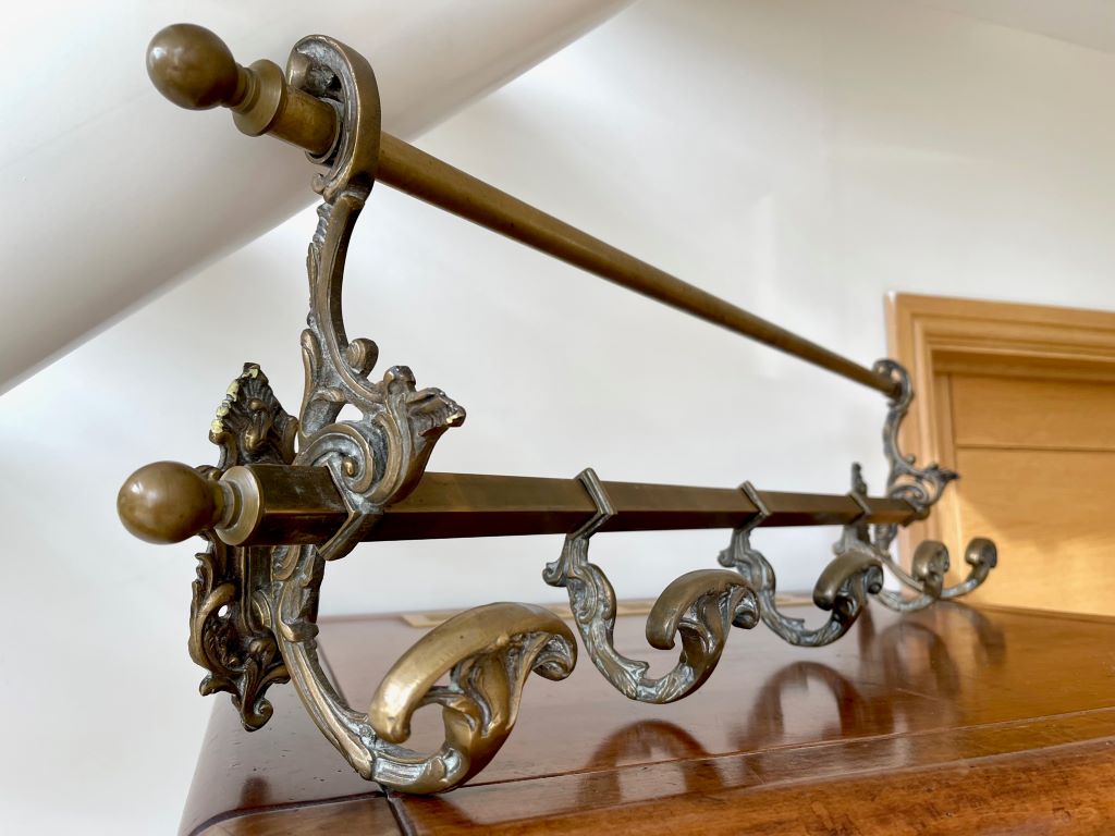 19th Century Decorative Coat Hooks in Brass – Antique, Vintage and ...