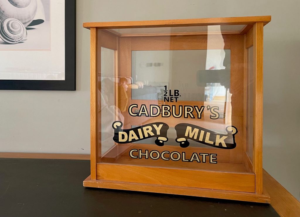 Mid Century Cadbury’s Dairy Milk Display Cabinet – Antique, Vintage and ...